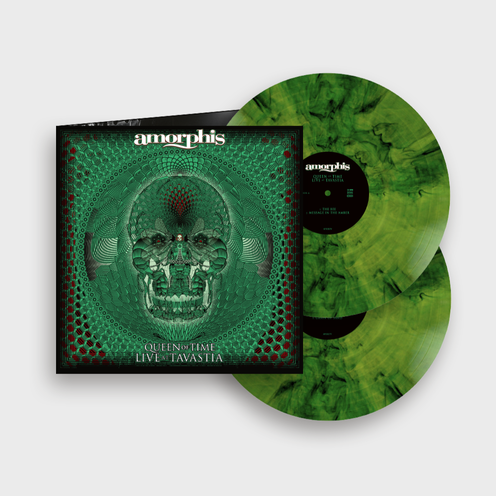 Amorphis, Queen of Time (Live At Tavastia 2021), Green Marbled 2LP ...