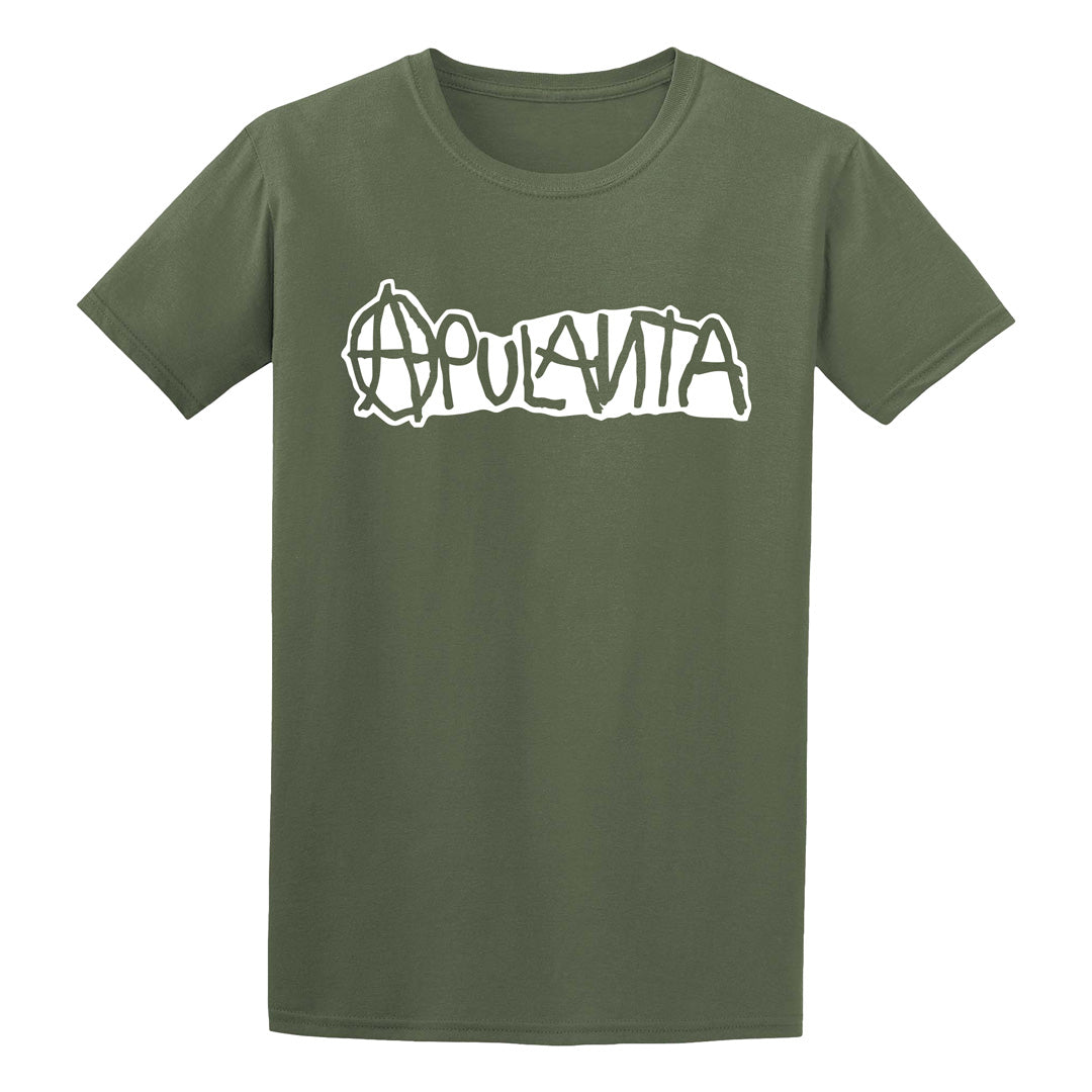 Apulanta, Logo, Green T-Shirt – Backstage Rock Shop