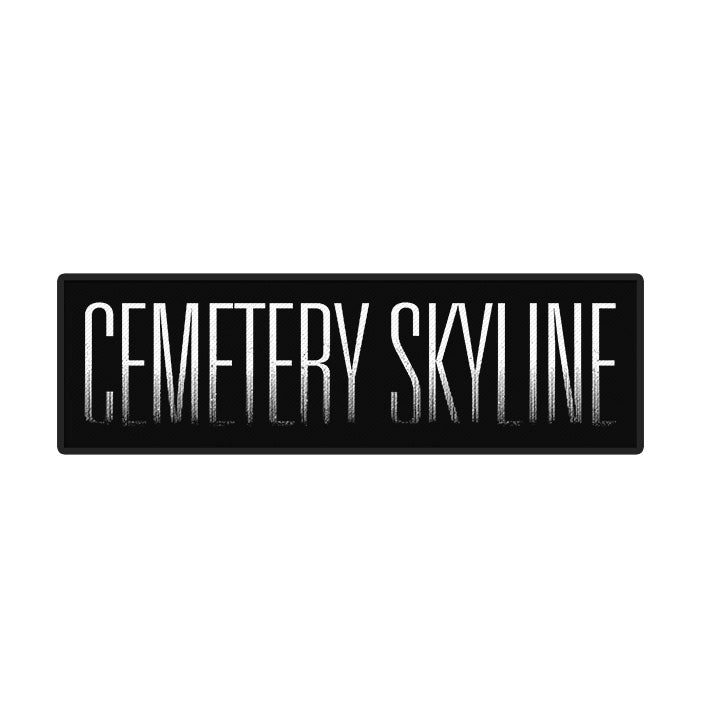 Cemetery Skyline, Logo, Patch – Backstage Rock Shop
