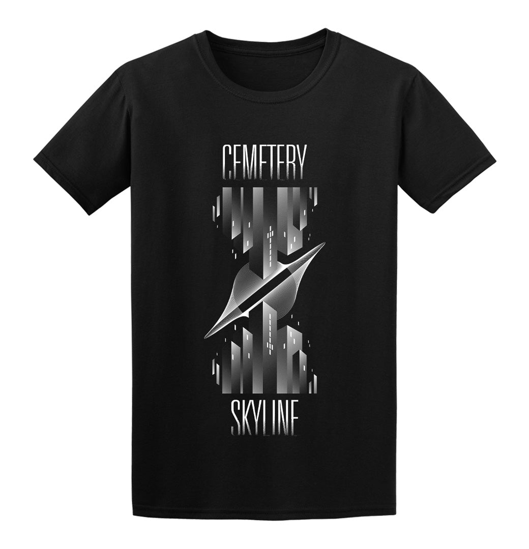 Cemetery Skyline, Skylines, T-Shirt – Backstage Rock Shop