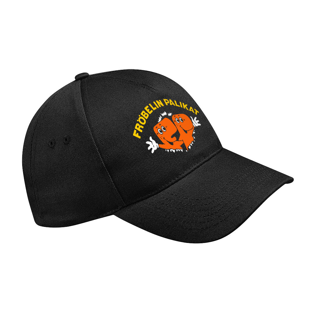 Fröbelin Palikat, Logo, Black Adult Cap – Backstage Rock Shop