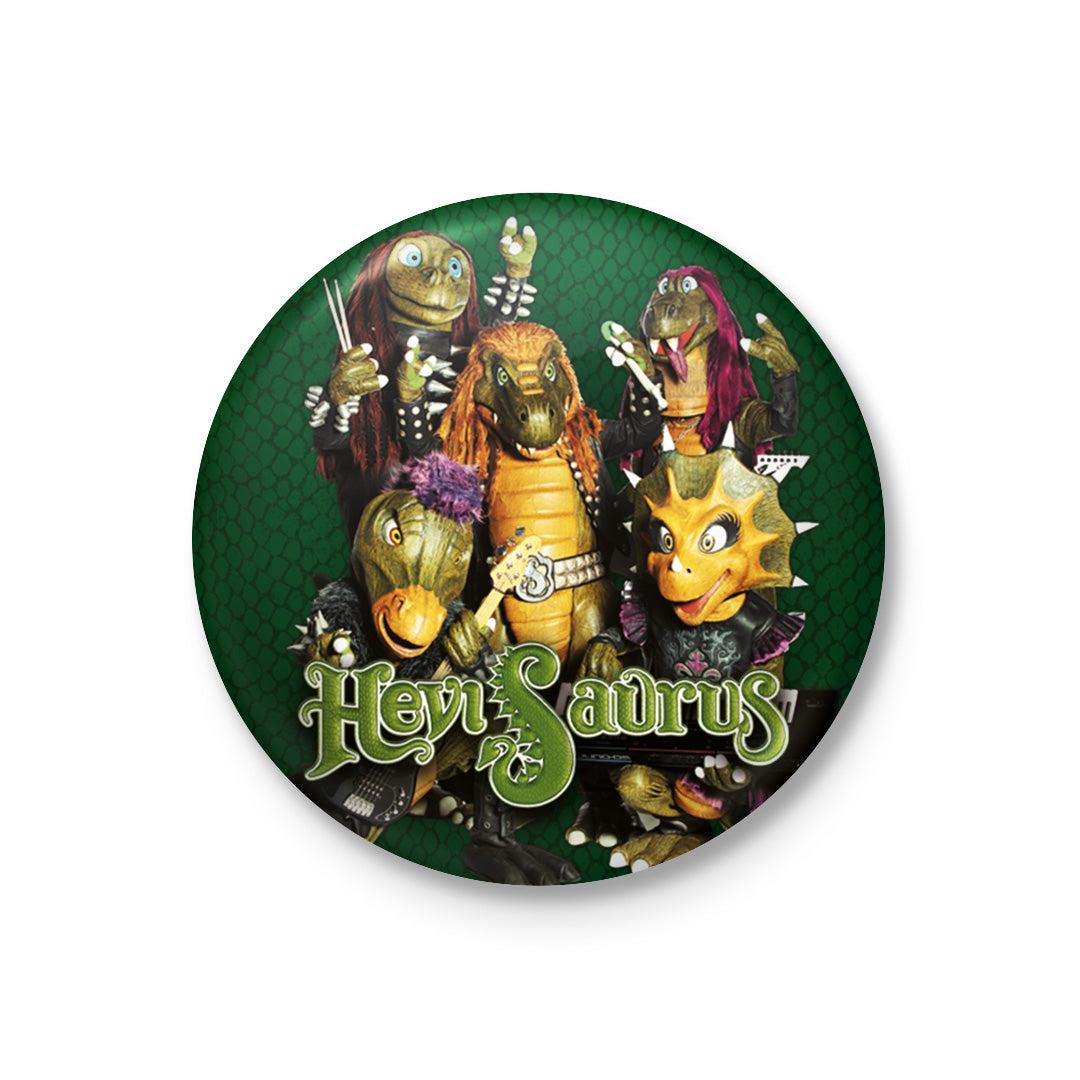 Hevisaurus, Badge – Backstage Rock Shop
