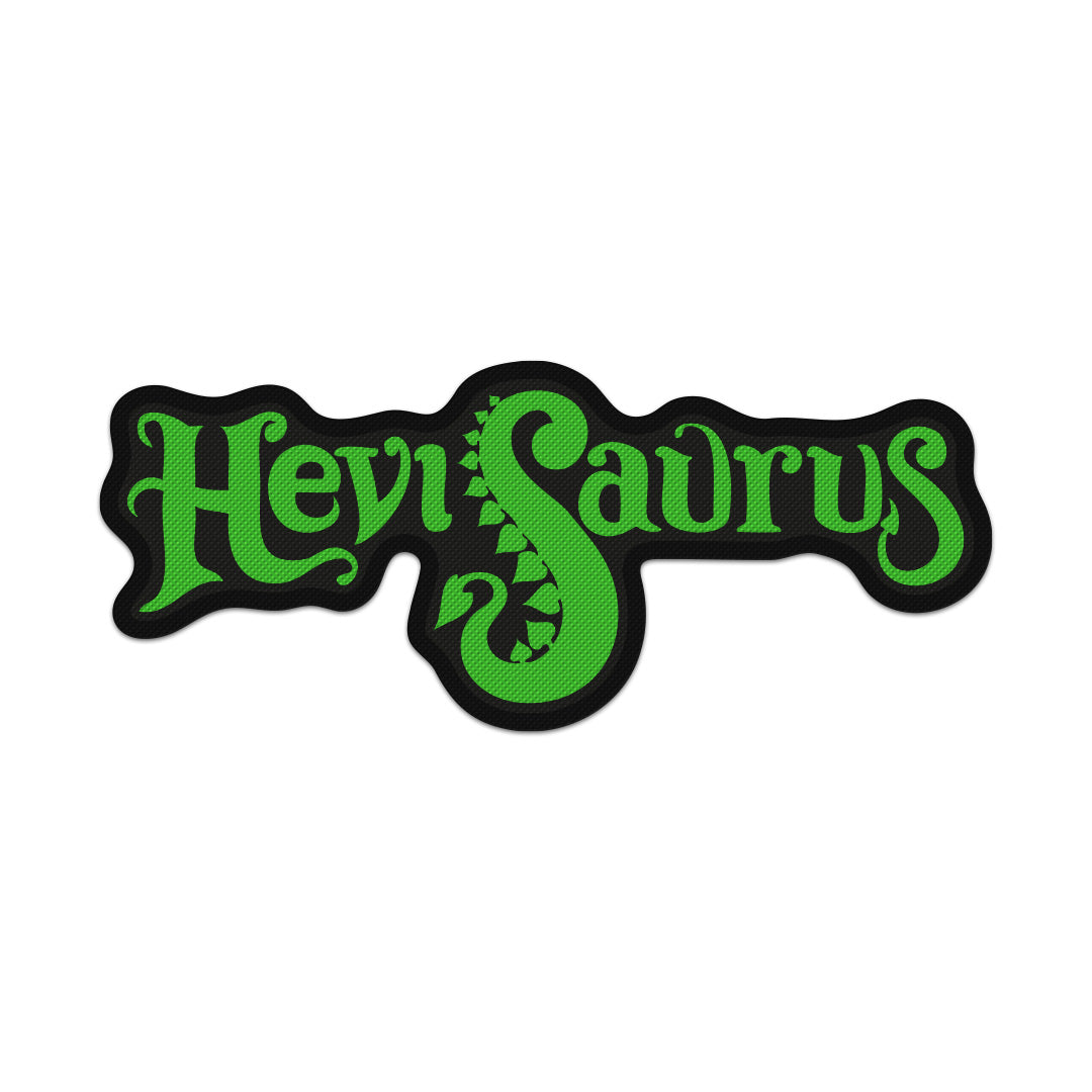 Hevisaurus, Cut To Shape Logo, Patch – Backstage Rock Shop