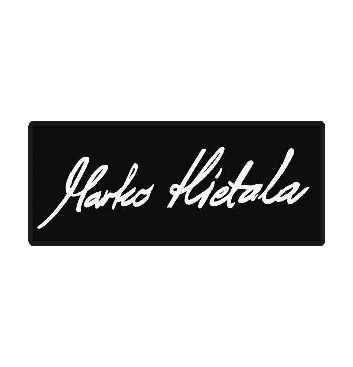 Marko Hietala, Logo, Patch – Backstage Rock Shop