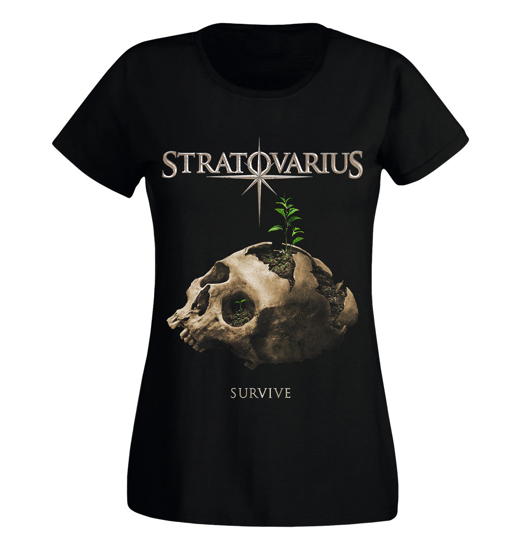 Stratovarius, Survive Skull, Women's T-Shirt – Backstage Rock Shop
