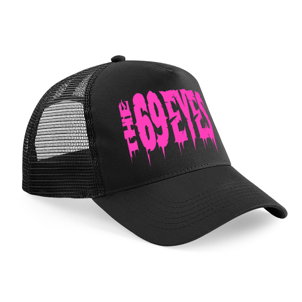 The 69 Eyes, Pink Logo, Trucker Cap – Backstage Rock Shop