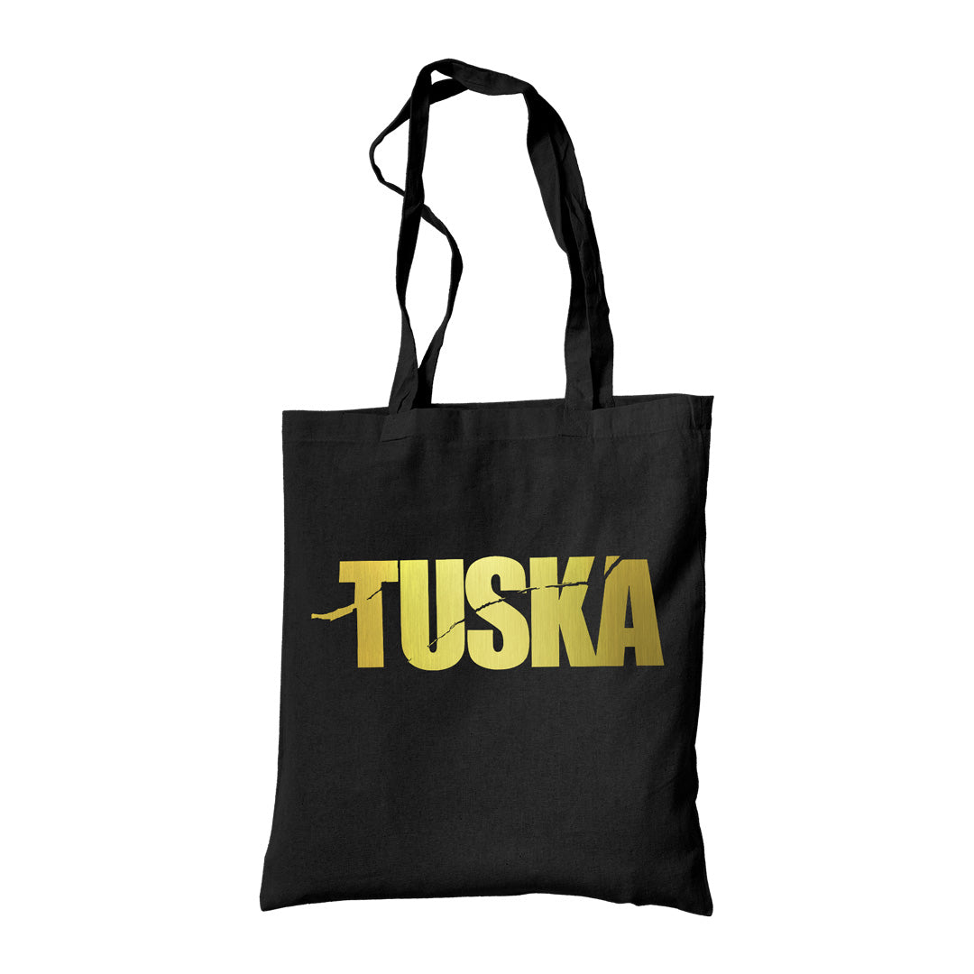Tuska, Gold Logo, Shopping Bag – Backstage Rock Shop