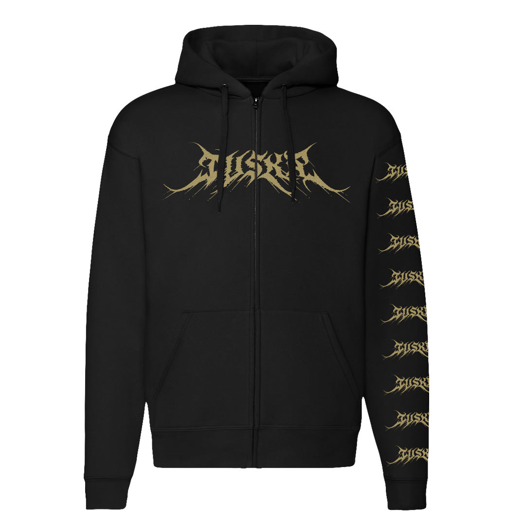 Tuska, Metalcore Gold Logo, Zip Hoodie – Backstage Rock Shop