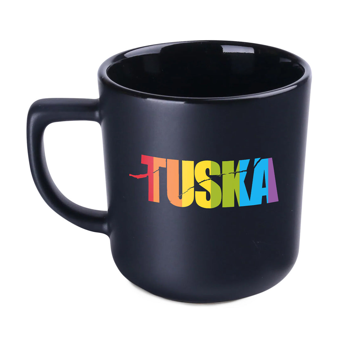 Tuska, Rainbow Logo, Ceramic Cup – Backstage Rock Shop