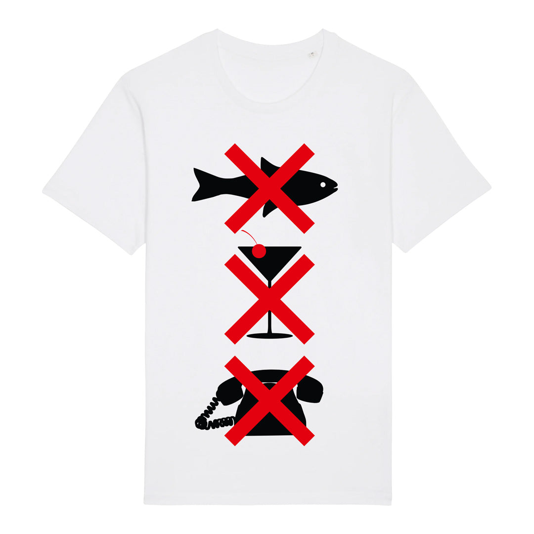 Ultra Bra, Kuva-Arvoitus, White T-Shirt – Backstage Rock Shop