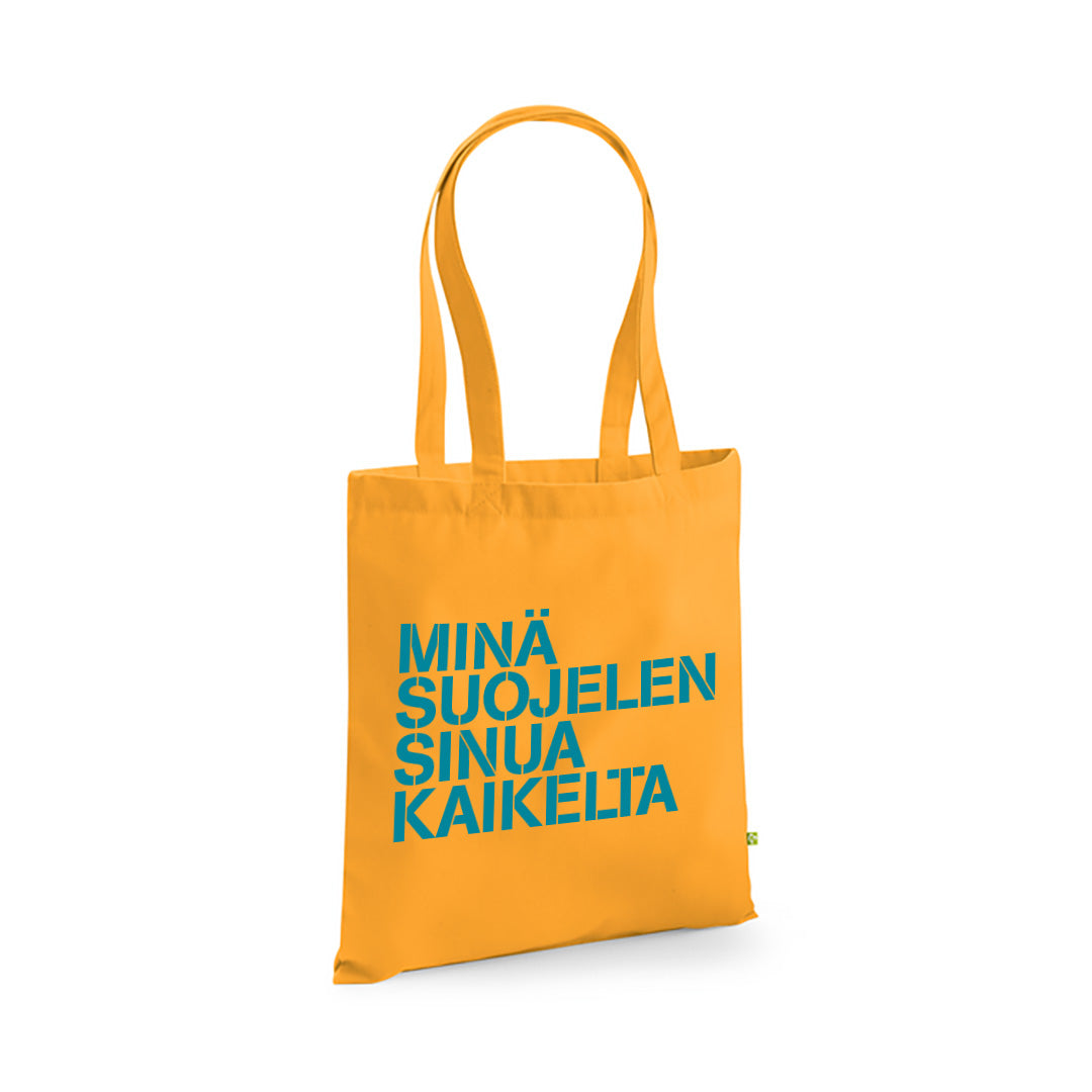 Ultra Bra, Minä Suojelen Sinua Kaikelta, Yellow Tote Bag – Backstage ...