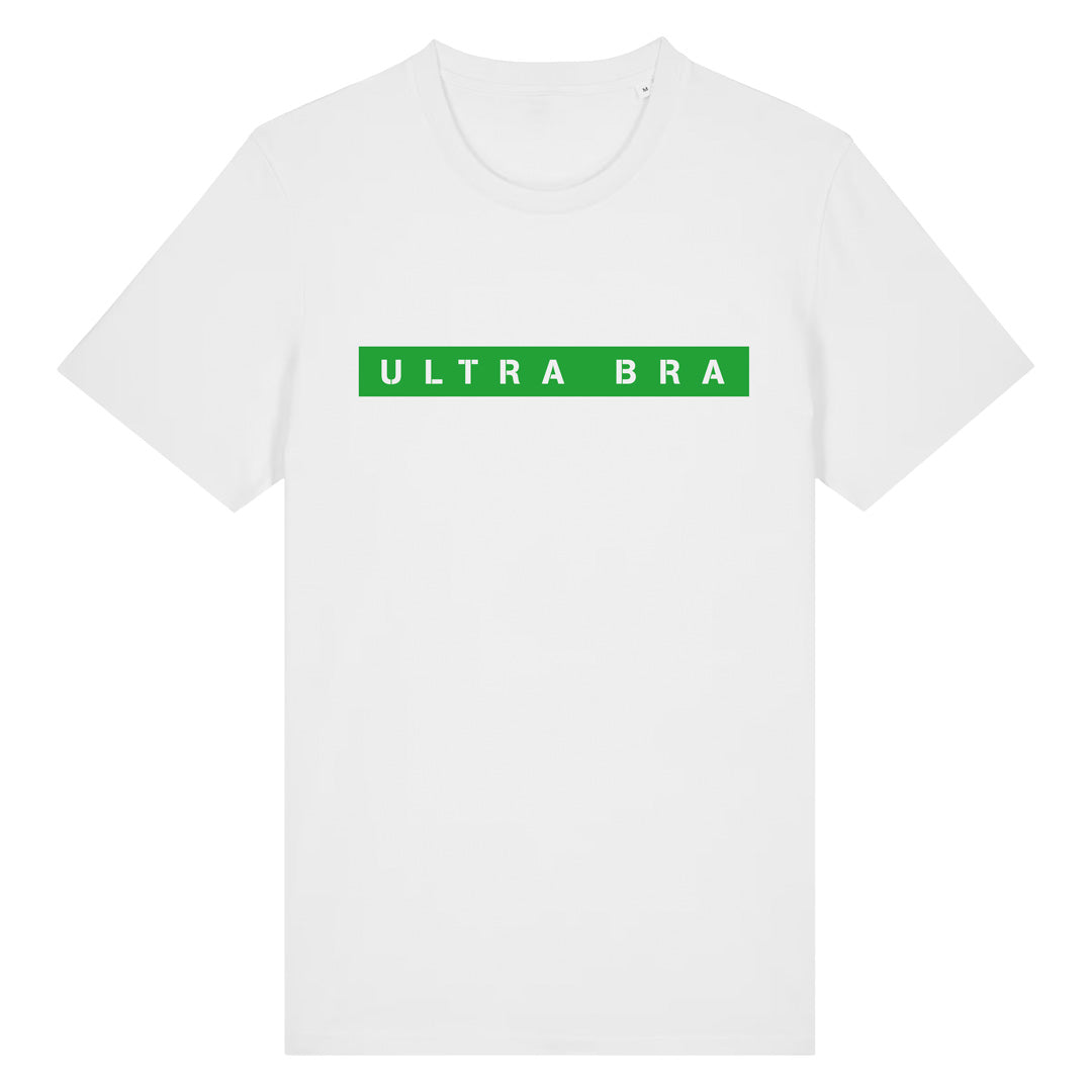 Ultra Bra, Logo, White T-Shirt – Backstage Rock Shop