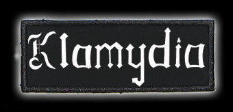 Klamydia, Logo, Patch – Backstage Rock Shop