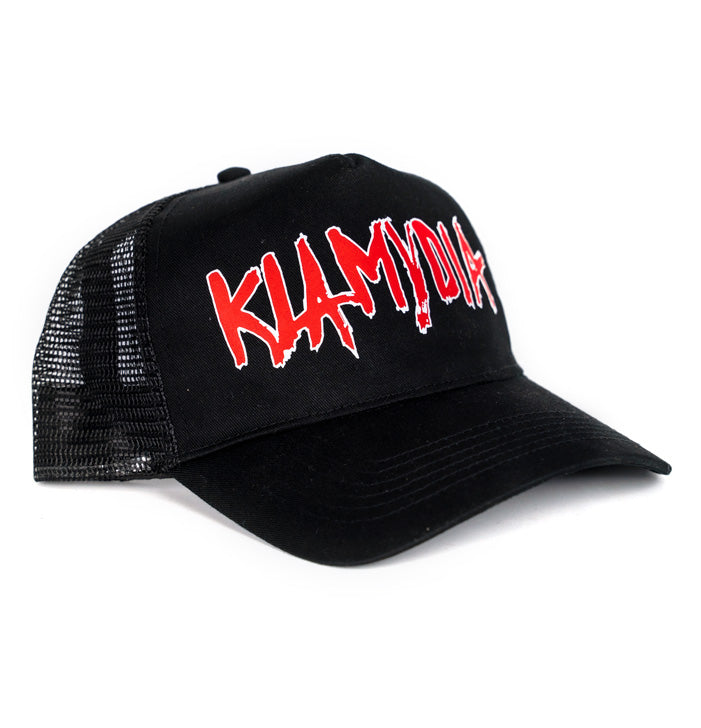 Klamydia, Black Trucker Cap – Backstage Rock Shop