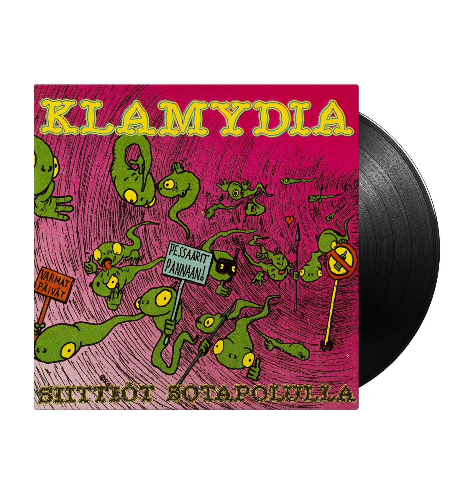Klamydia, Siittiöt Sotapolulla, Black Vinyl – Backstage Rock Shop