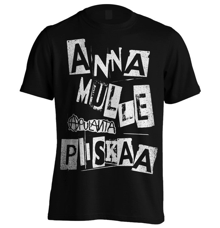 Anna Mulle Piiskaa, Black T-Shirt – Backstage Rock Shop